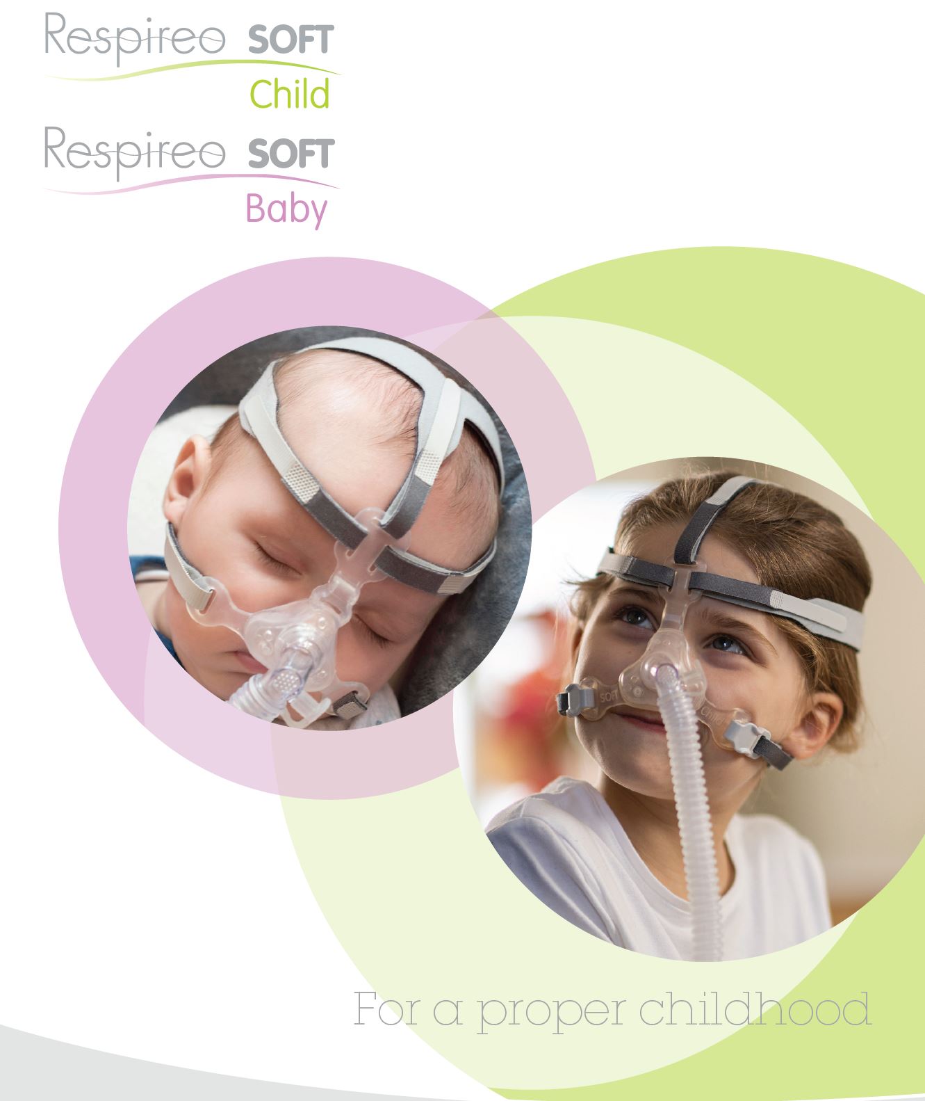 Respireo Soft Baby & Child Nasal Paediatric Mask - Hope2Sleep Charity
