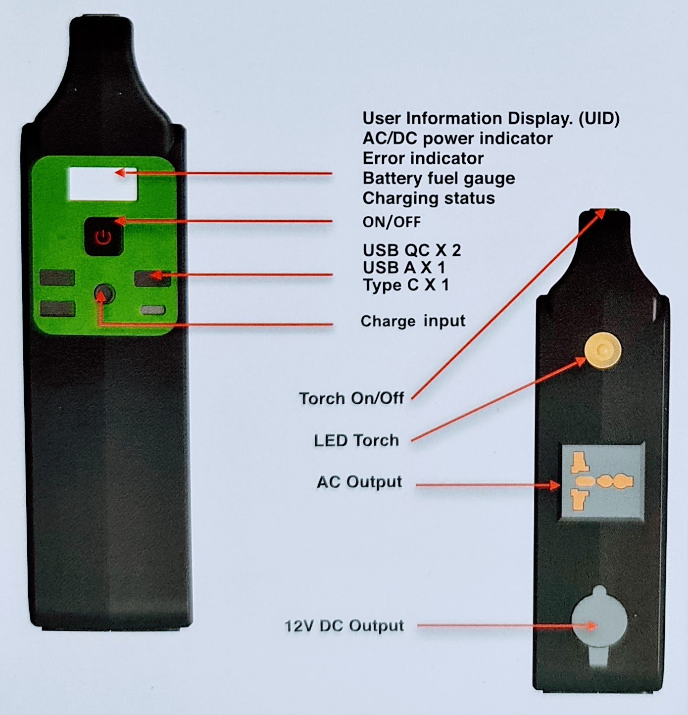 New 2023 Atom Pro Battery 96k Power Pack for all CPAP, BiPAP and Non ...
