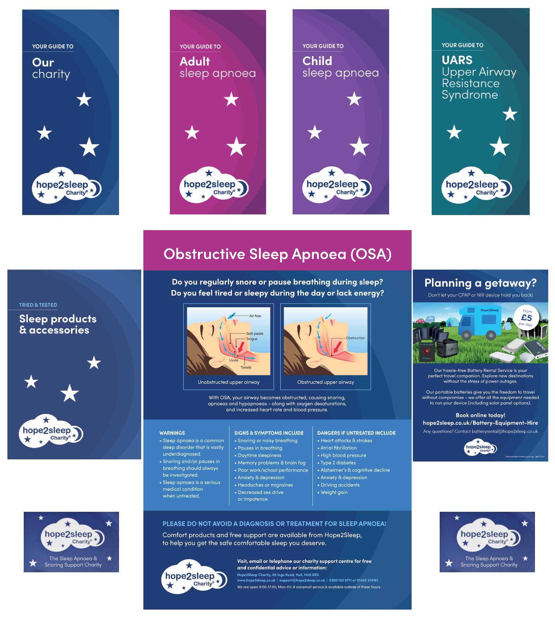 Sleep Apnoea Information Leaflets, Product Brochures & OSA Poster ...