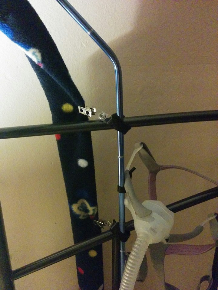 CPAP + Ventilator Hose Strap and Clip - Hope2Sleep Charity